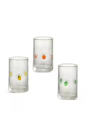 J-LINE Citrus-embellished Glass - White