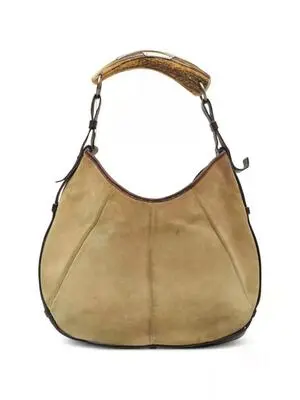 Saint Laurent Mombasa Shoulder Bag - Neutrals