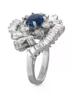 LB EXCLUSIVE Sapphire And Diamond Ring