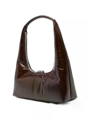 MARGESHERWOOD Logo-detail Leather Shoulder Bag - Brown