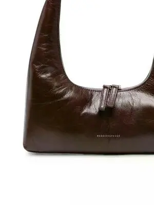 MARGESHERWOOD Logo-detail Leather Shoulder Bag