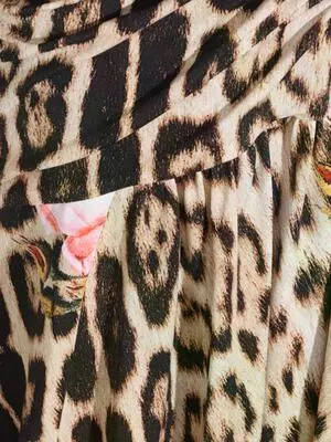 Roberto Cavalli Jaguar-print Floral-print Maxi Dress