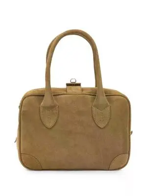 GOLDEN GOOSE Vita Suede Tote Bag - Neutrals