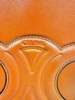 Celine Cuir Triomphe Bucket Bag