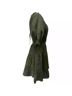 Ulla Johnson Puffed-sleeve Tiered Dress