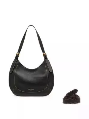 GIANNI CHIARINI Gabry Grained Contrast-stitch Shoulder Bag
