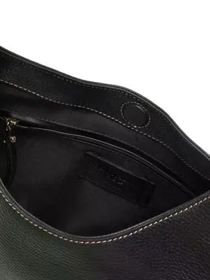 GIANNI CHIARINI Gabry Grained Contrast-stitch Shoulder Bag