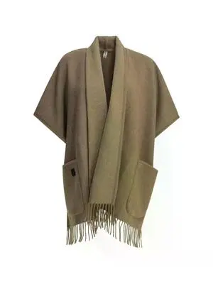 FERRAGAMO Fringed Cashmere Coat