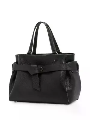 GIANNI CHIARINI Miranda Knotted Pebble-effect Tote Bag