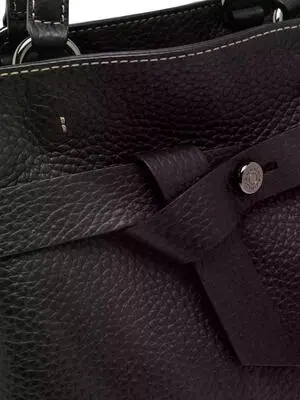 GIANNI CHIARINI Miranda Knotted Pebble-effect Tote Bag
