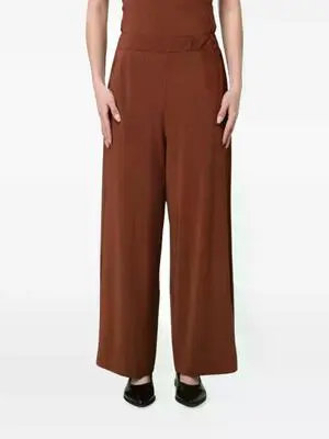 Max Mara Elasticated-waist Wide-leg Trousers