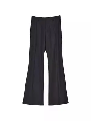 MASU Pressed-crease Flared Trousers