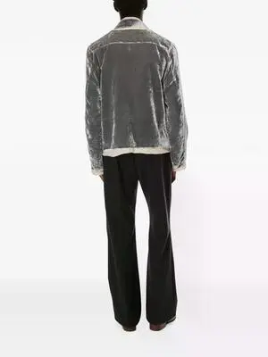 MASU Pressed-crease Flared Trousers