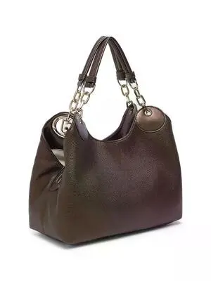 Liu Jo Logo Plaque Chain Tote Bag