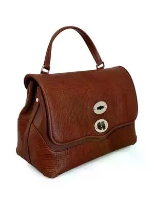 ZANELLATO Small Postina Textured-leather Tote Bag