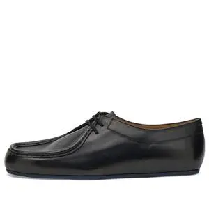 JIL SANDER Leather Lace Up Shoe - Black