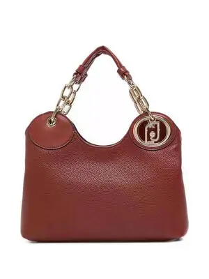 Liu Jo Logo Plaque Shoulder Bag - Red