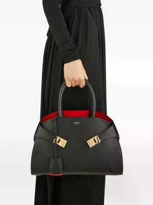 FERRAGAMO Hug Leather Tote Bag