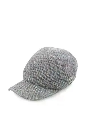Liu Jo Sequin-embellished Knitted Cap - Grey