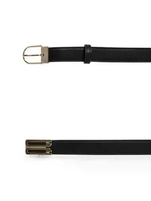 Victoria Beckham D-shaped Buckle Leather Belt