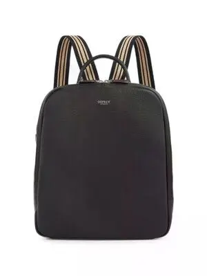 OSPREY Grained-leather Striped-strap Backpack Bag