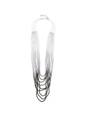 Emporio Armani Multi-strand Bead-embellished Necklace