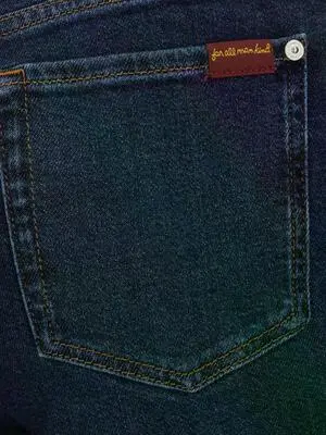 7 For All Mankind Modern Mojo High-waisted Straight-leg Jeans