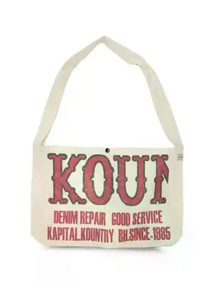 Kapital Kountry Factory Book Bag Shoulder Bag - Neutrals