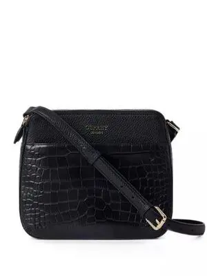 OSPREY Kellie Croc-effect Crossbody Bag - Black