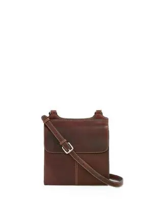OSPREY The Narissa Topstitched Leather Crossbody Bag