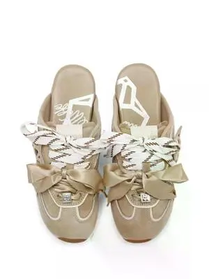 NAKED WOLFE Bow-detail Lace-up Loafers