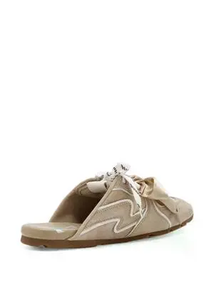 NAKED WOLFE Bow-detail Lace-up Loafers