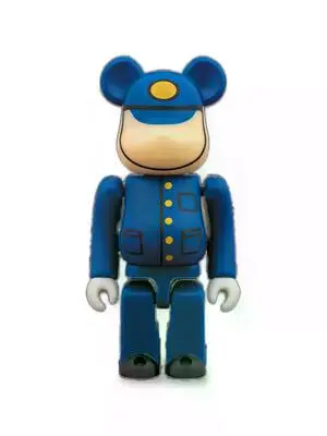 MEDICOM TOY Tobu Railway Sl Taiki Engineer Bearbrick Figure - Blue