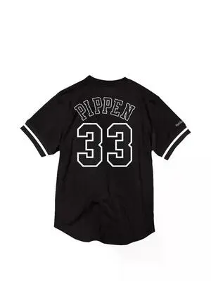 Mitchell & Ness X Nba Chicago Bulls Scottie Pippen Mesh T-shirt - Black