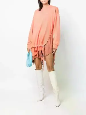 DIESEL® Embroidered-logo Sweat Dress