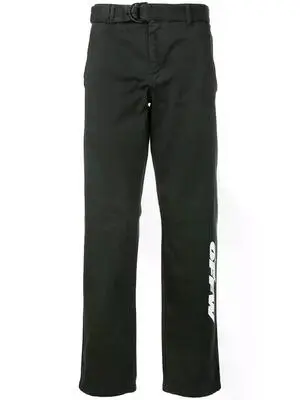 Off-White Logo Straight-leg Trousers