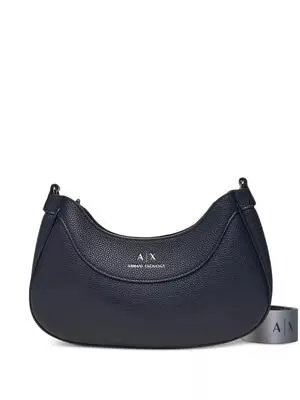 Armani Exchange Logo Shoulder Bag - Blue