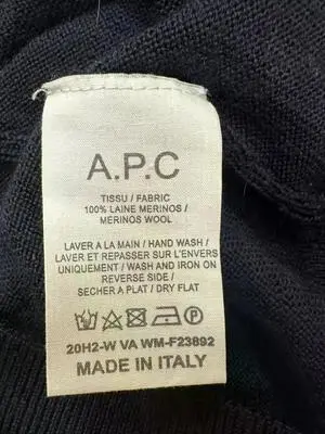 A.p.c. Crew-neck Knitted Sweater