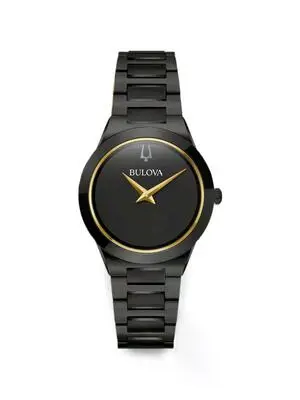 Bulova Millenia 32mm Quartz Watch - Black