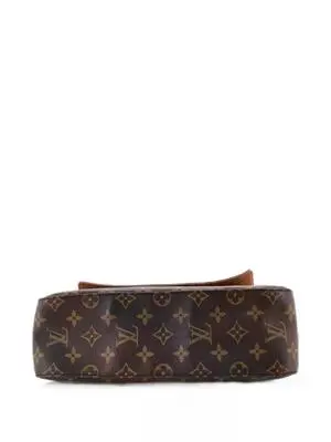 LOUIS VUITTON Looping Handbag Monogram Canvas Mini Satchel