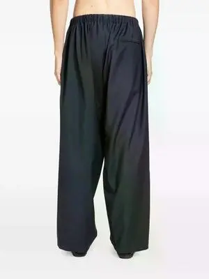 ROSE BURRITO Drawstring Virgin-wool Trousers