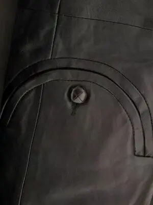 BLAZÉ MILANO Double-breasted Calf Leather Jacket