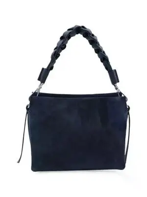 COCCINELLE Braided-handle Suede-detail Shoulder Bag