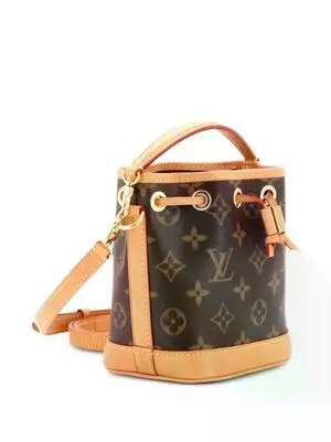 LOUIS VUITTON Monogram Canvas Nano Bucket Bag
