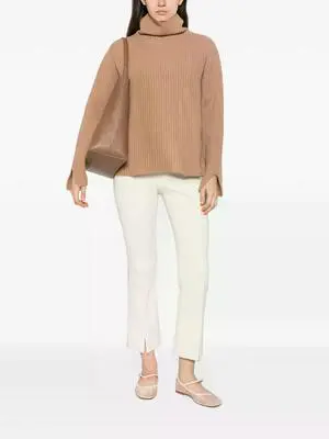 Liviana Conti Ribbed Knit Turtleneck Sweater