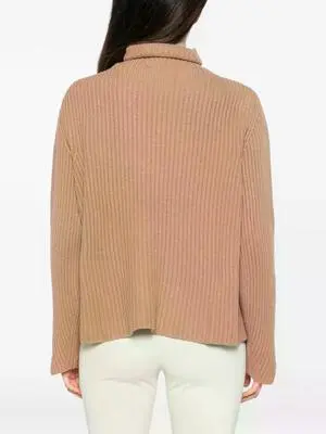 Liviana Conti Ribbed Knit Turtleneck Sweater