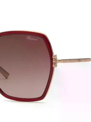 Chopard Hexagonal Frame Sunglasses