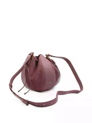 COCCINELLE Suede-panelled Leather Shoulder Bag