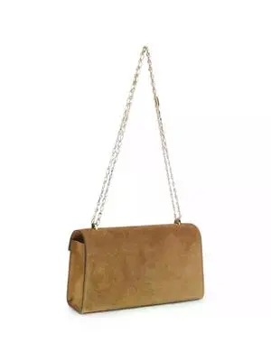 Savette Symmetry Suede Shoulder Bag