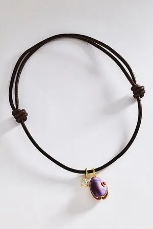 Éliou Kosta Necklace With Shell And Zirconia Pendant